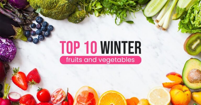 Top 10 winter fruits and vegetables - Qslim
